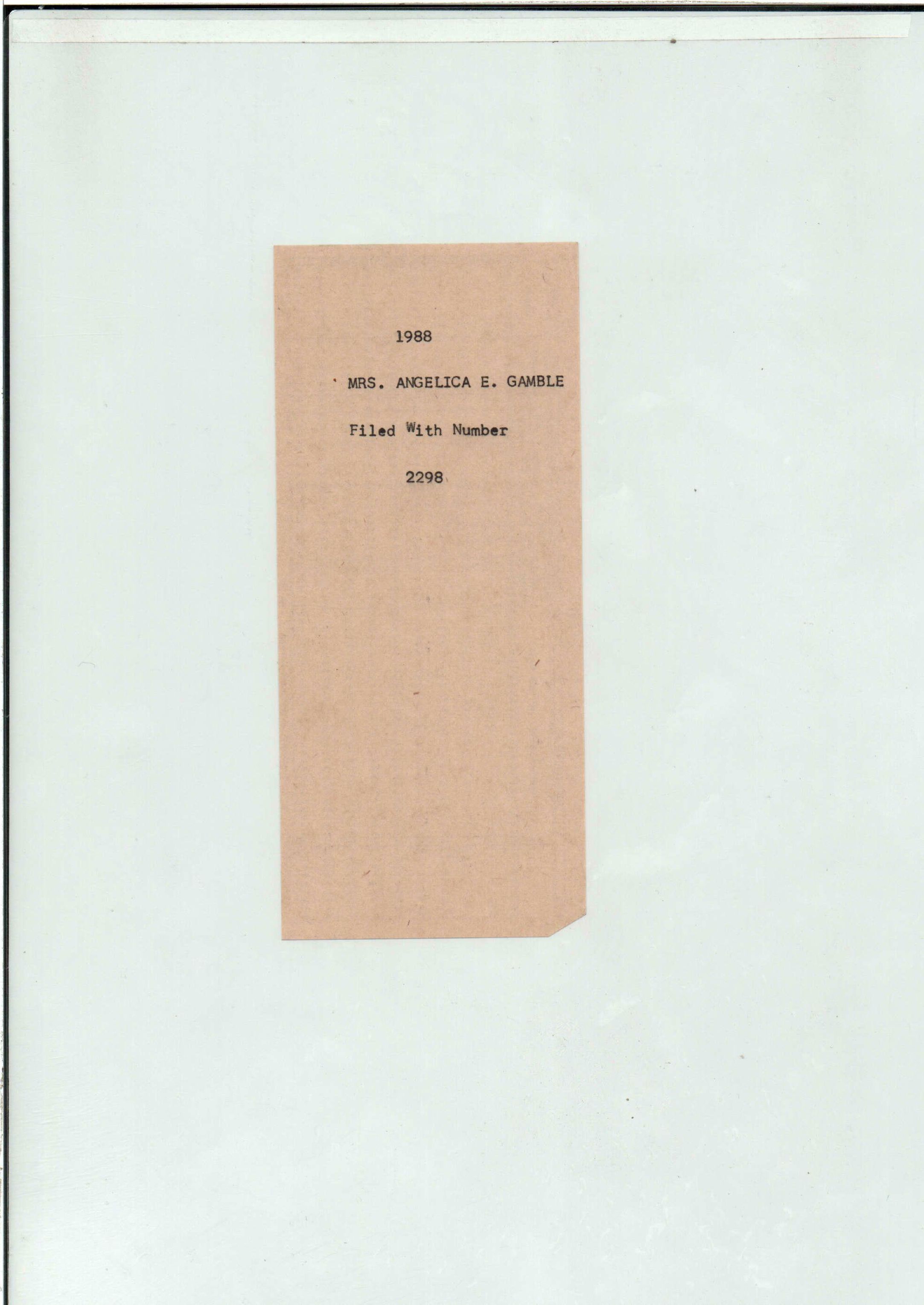 Florida Memory • GAMBLE, Robert Howard