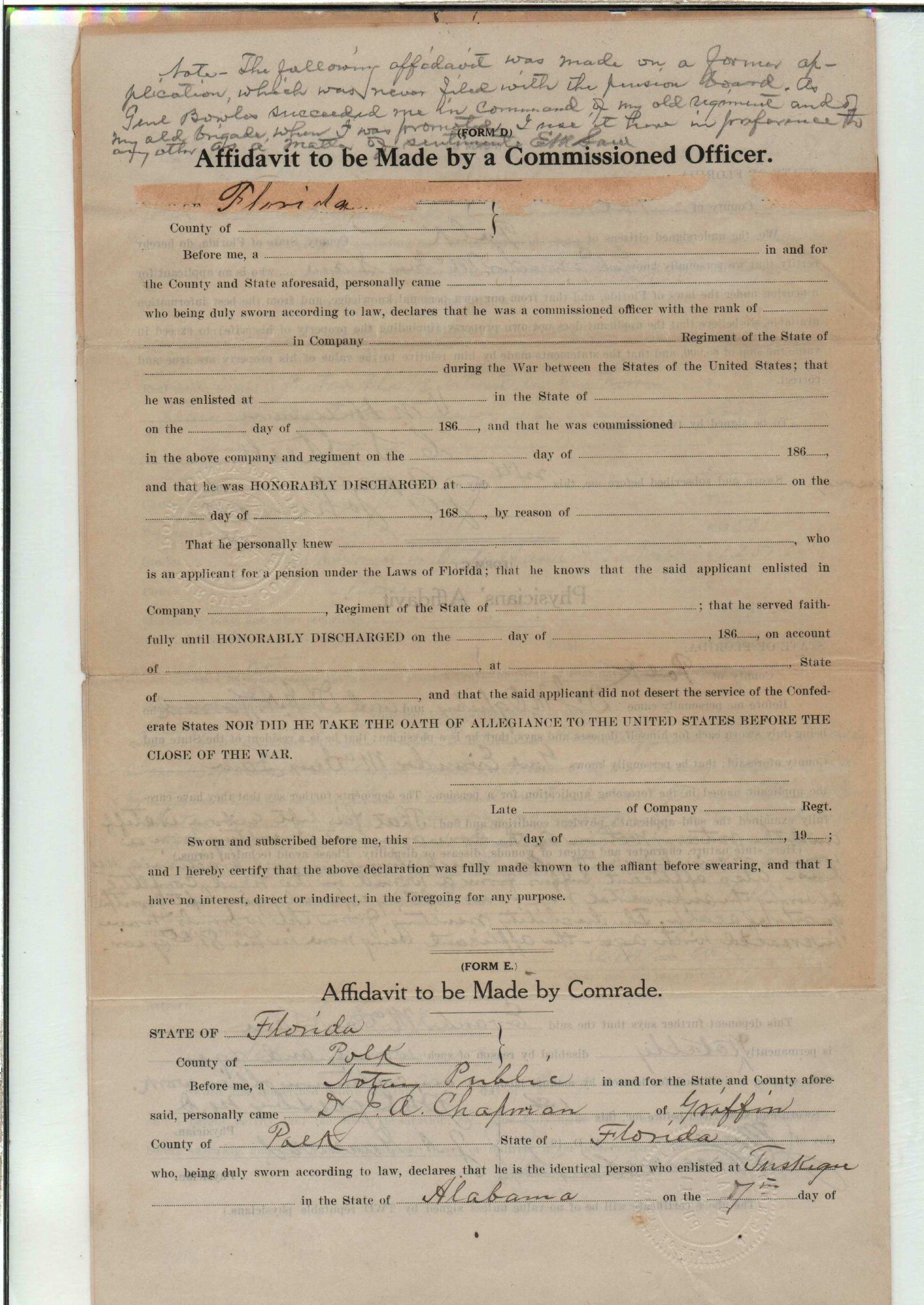 Florida Memory • LAW, Evander McIver
