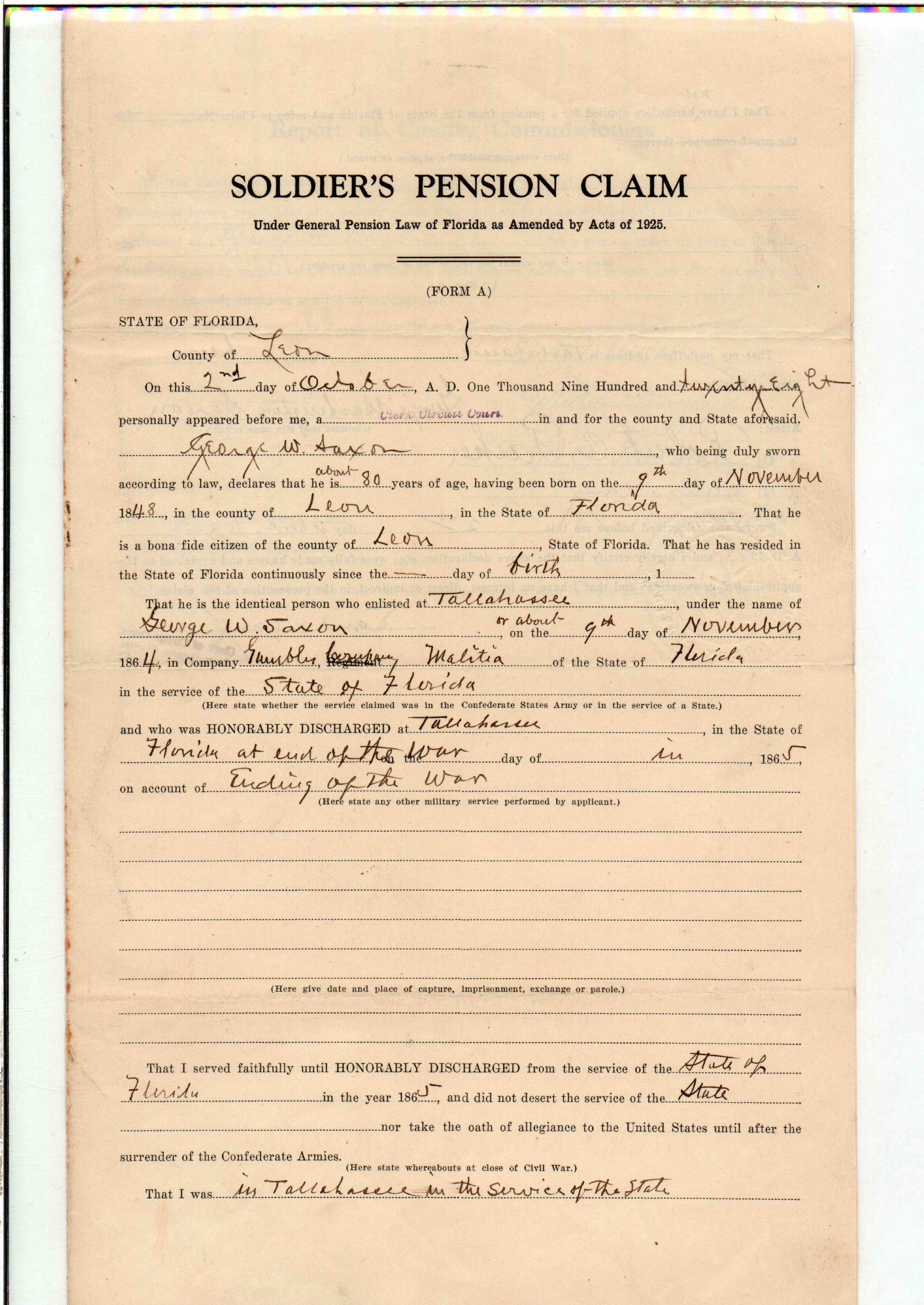 Florida Memory SAXON George W florida-memory-saxon-george-w
