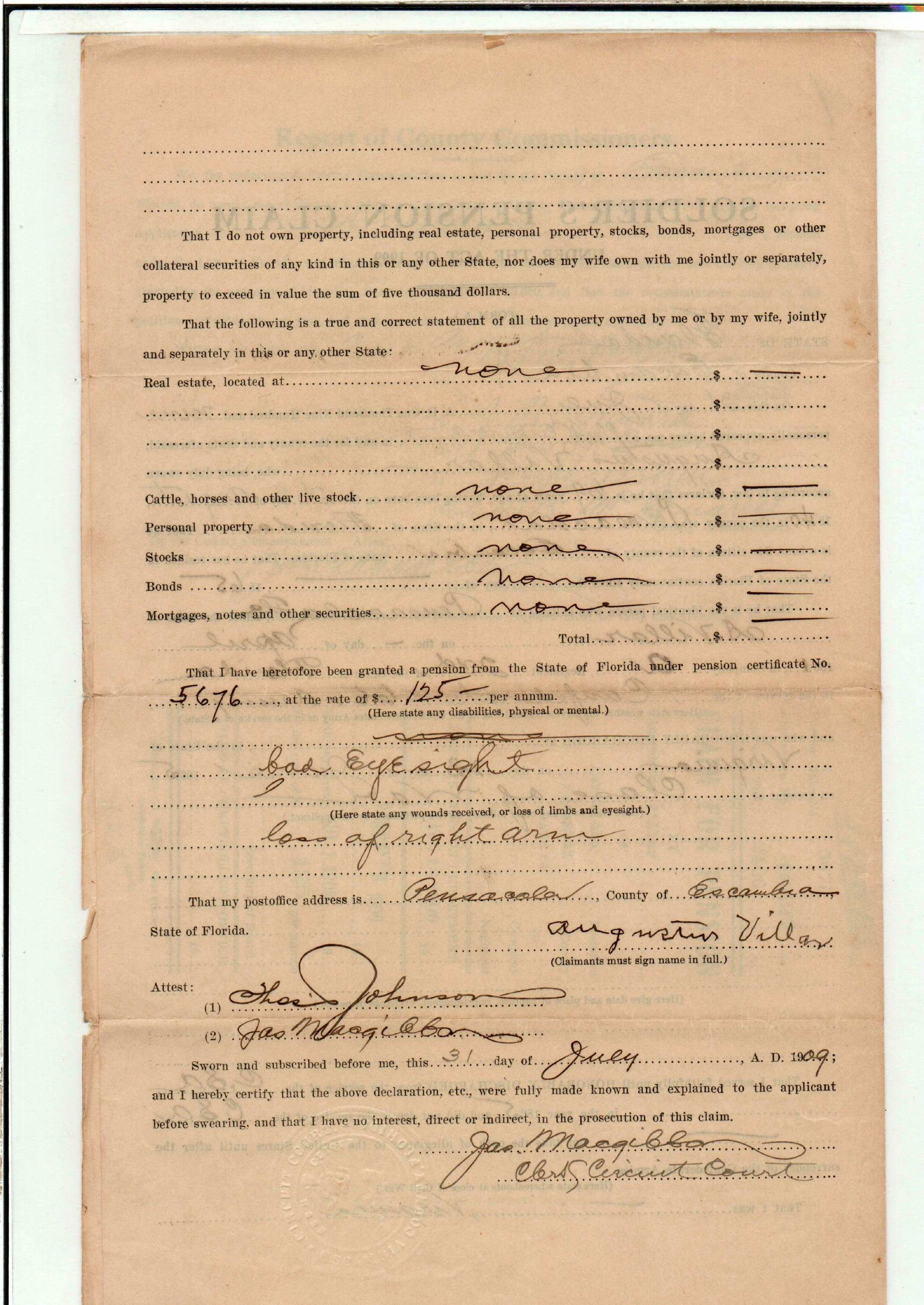Florida Memory VILLAR Augustus florida-memory-villar-augustus