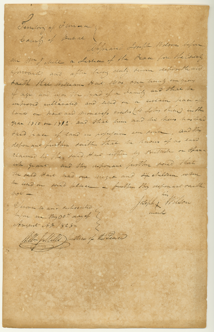 Florida Memory • Hart, William, Heirs of