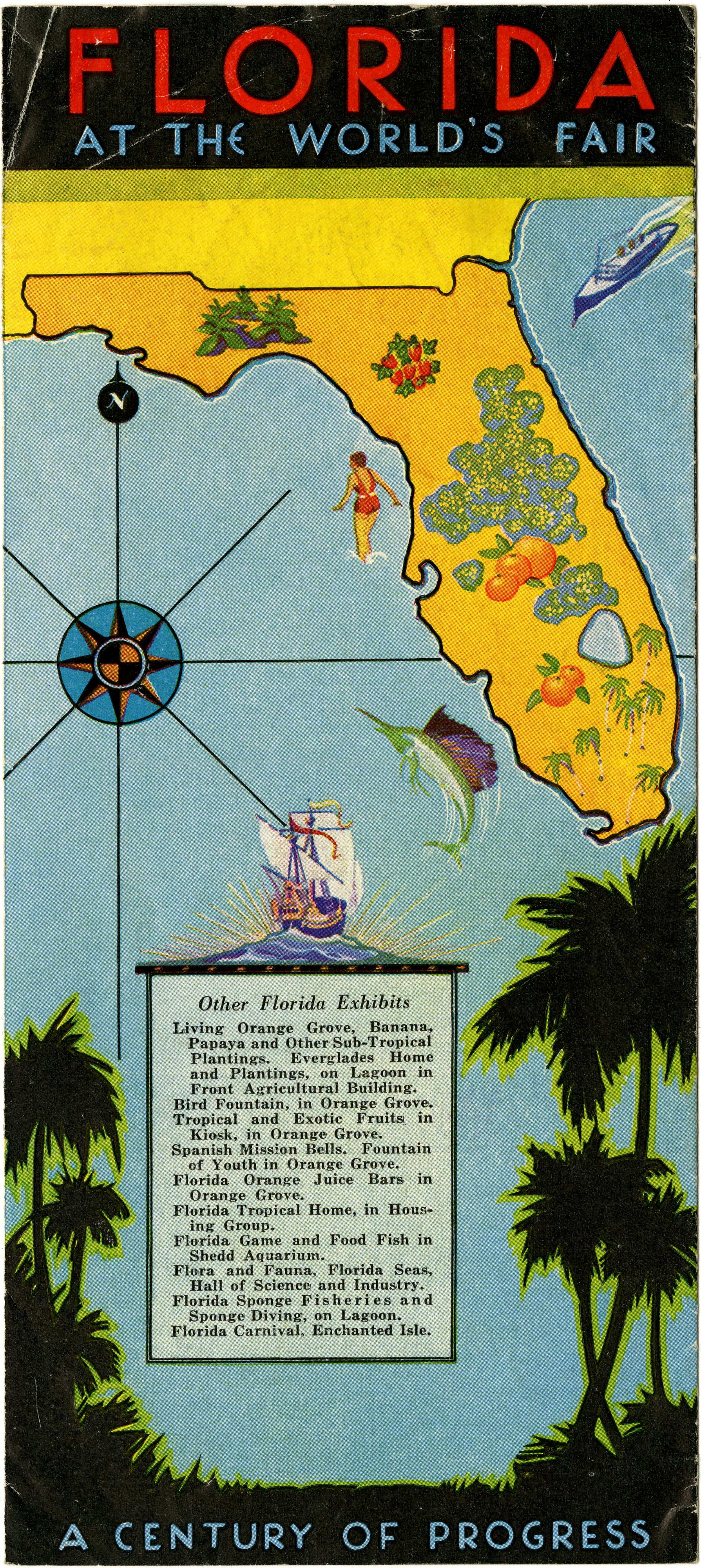 Florida Memory • A Century of Progress Florida Exhibit Units Brochure, 1933