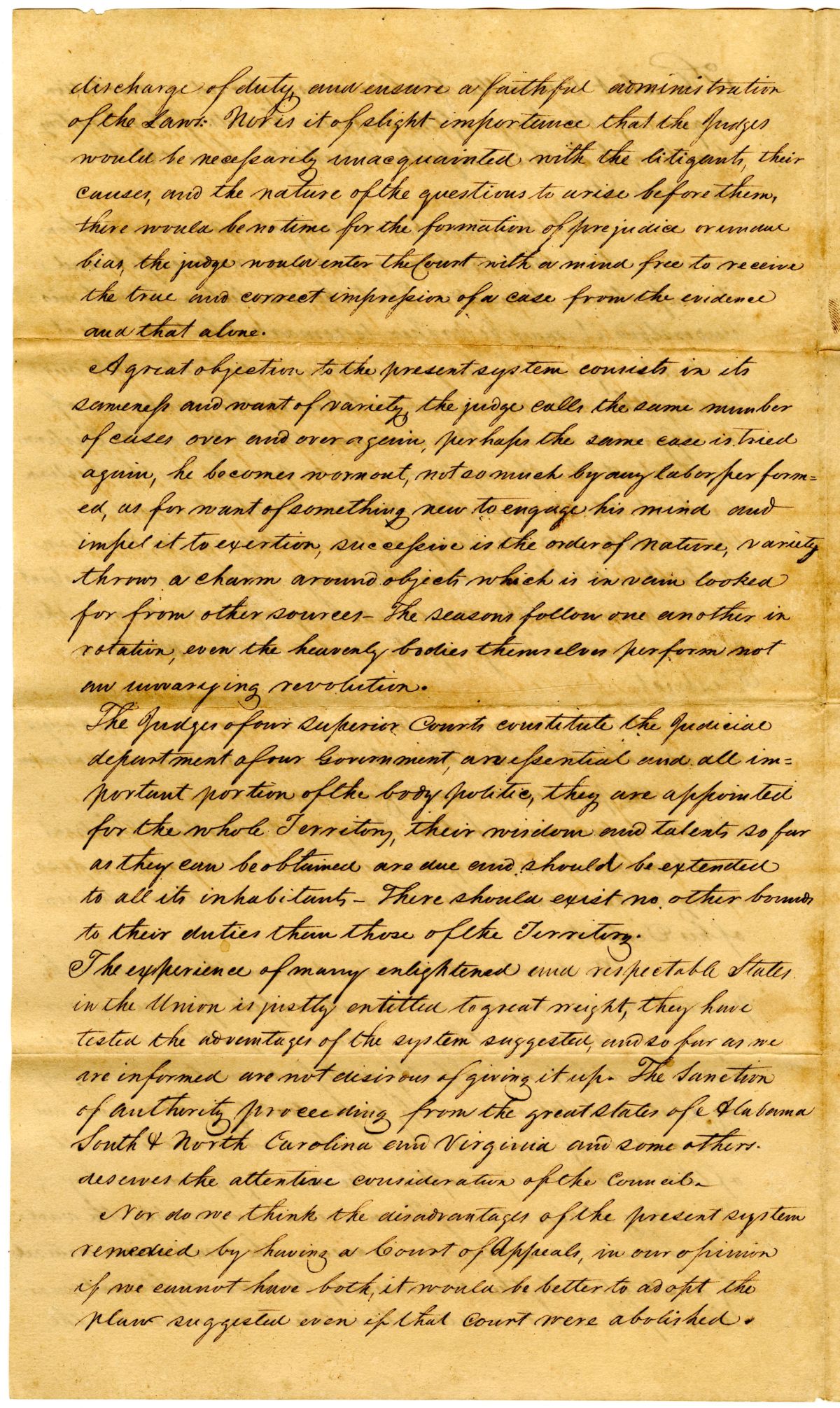 Florida Memory Report Of The Select Committee On The Rotation Of