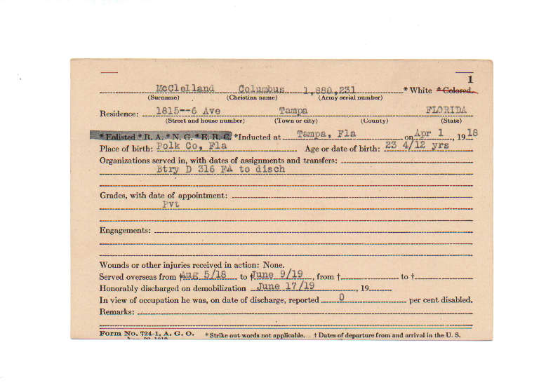 Florida Memory Columbus McClelland florida-memory-columbus-mcclelland