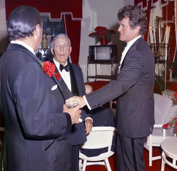 Florida Memory • Senator Edward M. Kennedy celebrating New Year's with ...