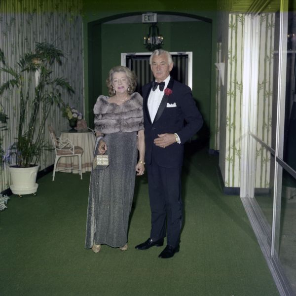 Florida Memory • Mr. and Mrs. George Scott at the Beach Club in Palm Beach.