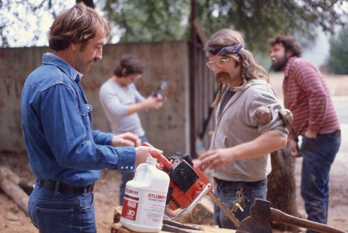 Florida Memory • Charles Hook, left, with visiting sculptor Carl Floyd ...