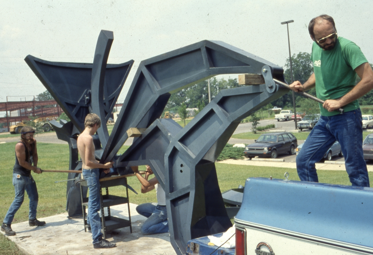 Florida Memory • Charles Hook, at far right with black shirt ...