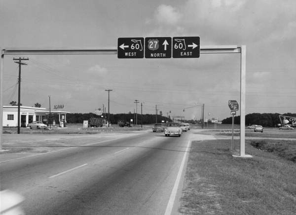 Florida Memory • Us 27 at Intersection with SR 60 near Lake Wales