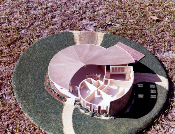 Florida Memory • Model of Koreshan Unity new headquarters.