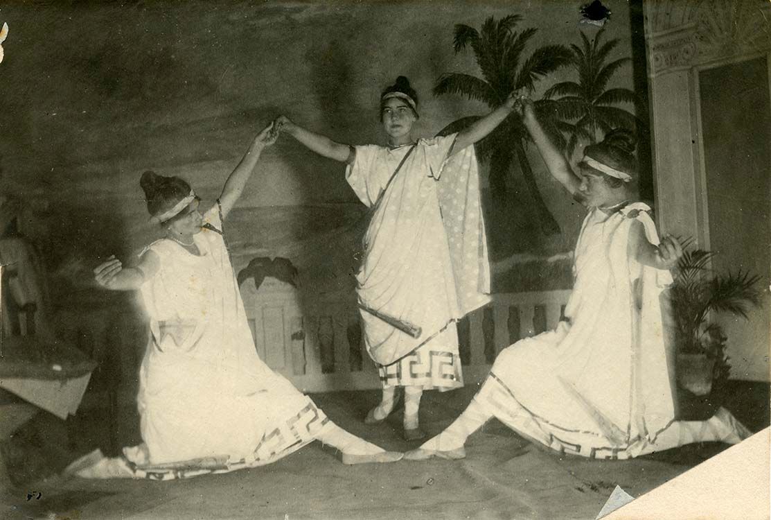 Florida Memory • Koreshan Unity dancers in a performance.