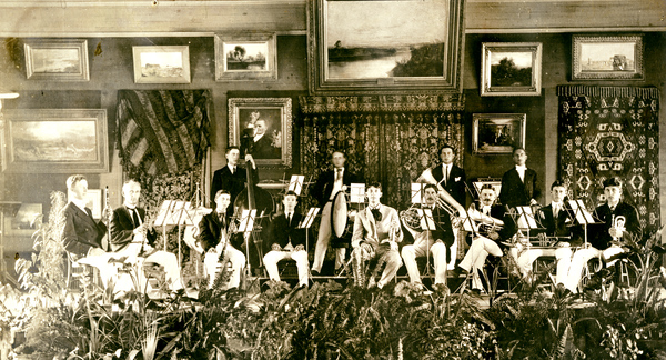 Florida Memory • Group portrait of the Koreshan Unity band at Art Hall ...
