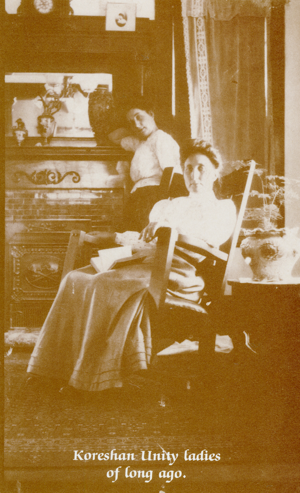 Florida Memory • Postcard showing Koreshan Unity ladies of long ago.