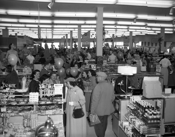 Florida Memory • Interior view of new Sears, Roebuck and Co. store in ...
