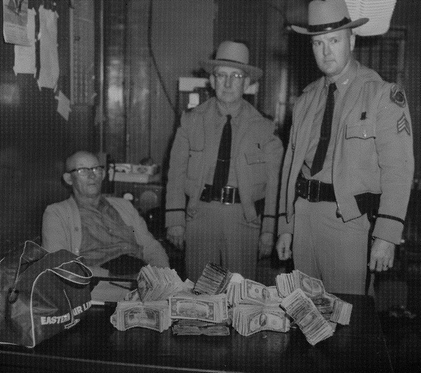 Florida Memory • Law enforcement in Quincy with money from possible ...