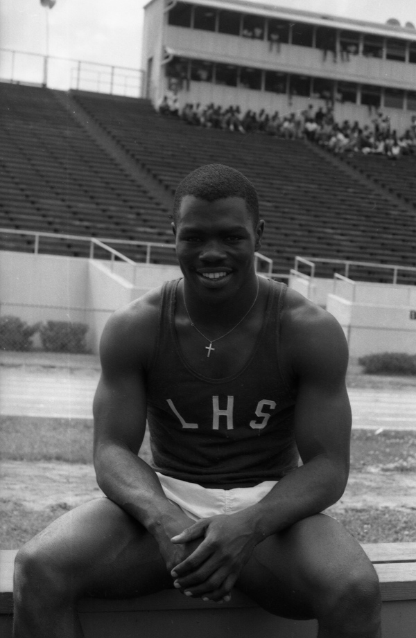 Florida Memory • African American track and field athlete in Tallahassee.