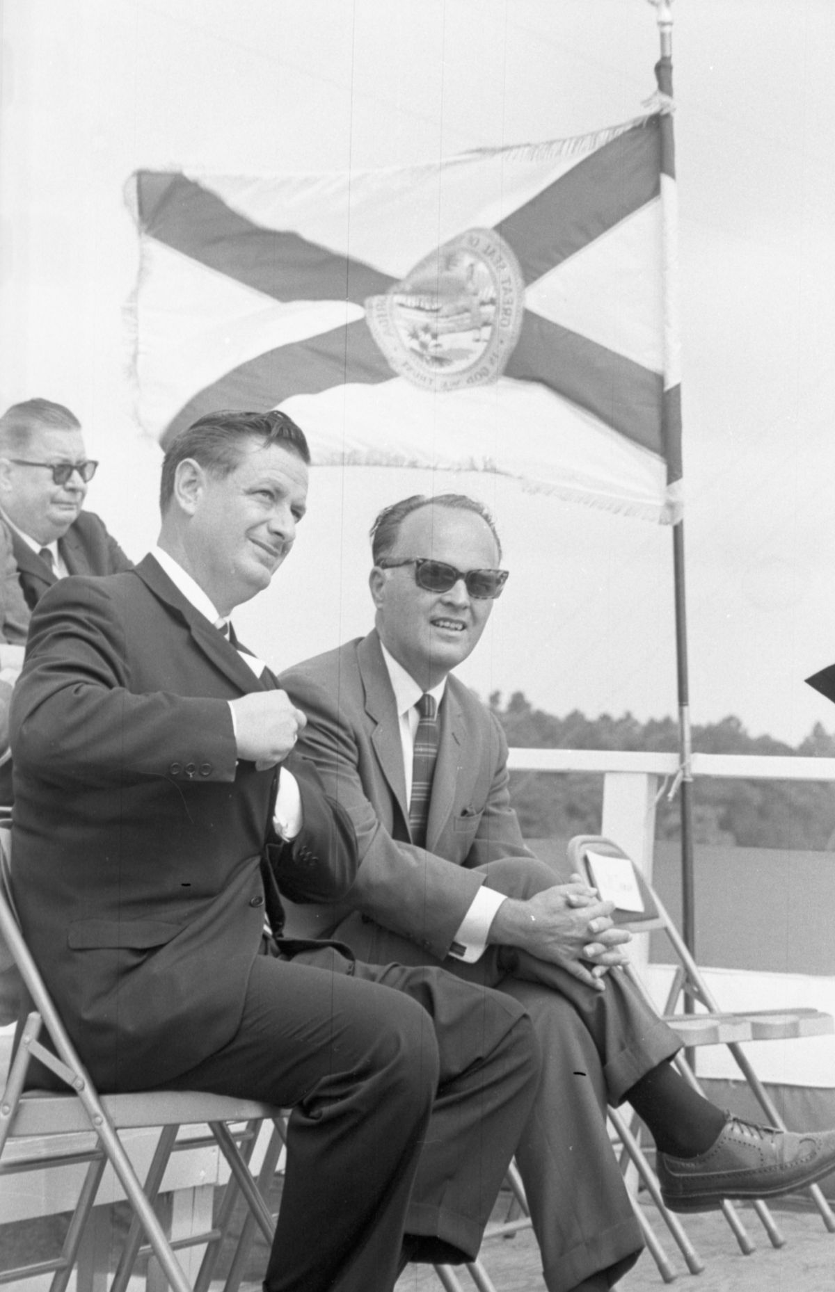 Florida Memory • Congressman Don Fuqua, left, at the dedication ...