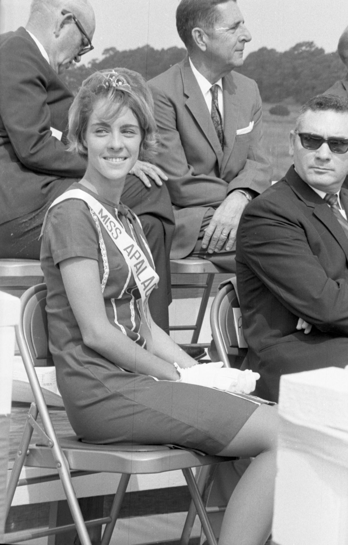 Florida Memory • 1967 Miss Apalachicola at the dedication ceremony of ...