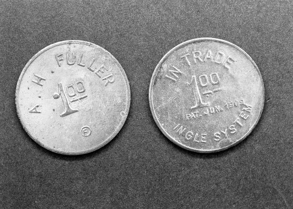 Florida Memory • Dollar tokens for Fuller's Store in Altamonte Springs.