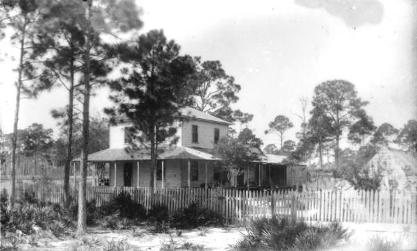 Florida Memory • Residence of David H. Brown - Eastpoint, Florida.