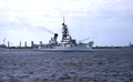 Florida Memory • USS Sampson (DDG-10) at Mayport Naval Station.