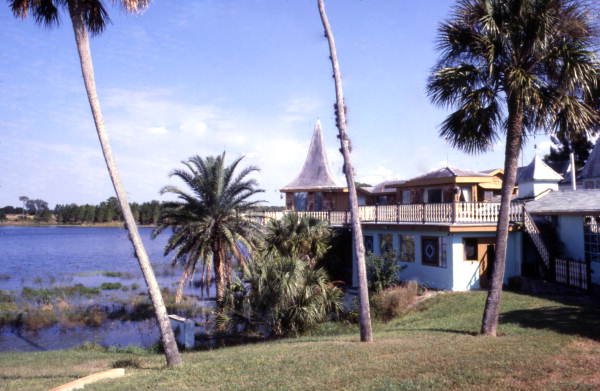 Florida Memory • Close-up view of the Chalet Suzanne in Lake Wales.