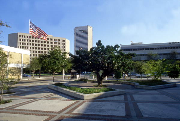 Florida Memory • Downtown public buildings viewed from the U.S. Post ...
