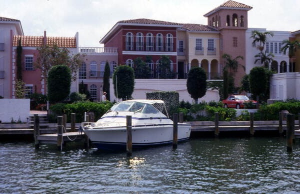 Florida Memory • Venetian Villas waterfront condos in Naples.