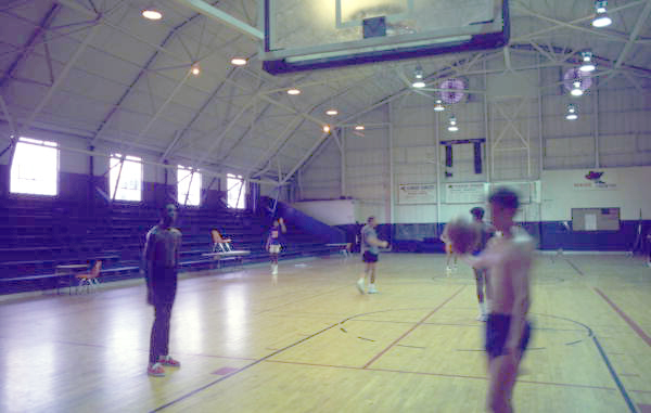Florida Memory • Interior view of the Howard Jr. High School gymnasium ...