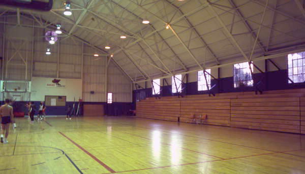 Florida Memory • Interior view of the Howard Jr. High School gymnasium ...
