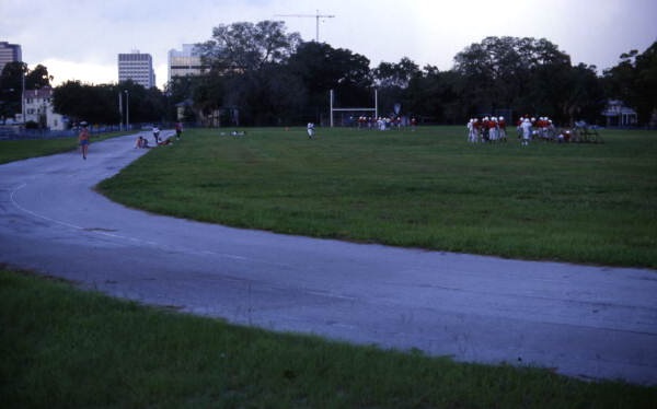 Florida Memory • Howard Jr. High School track and football field in ...