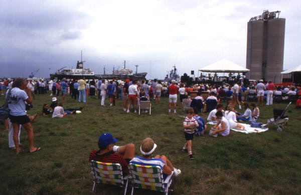 Florida Memory • People at the SeaFest seafood festival in Port Canaveral.