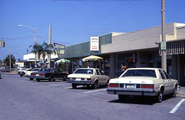 Florida Memory • Stores along Corey Ave. in St. Petersburg Beach.