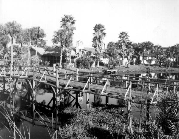 Florida Memory • View of a bridge and a clubhouse - Ponte Vedra Beach ...