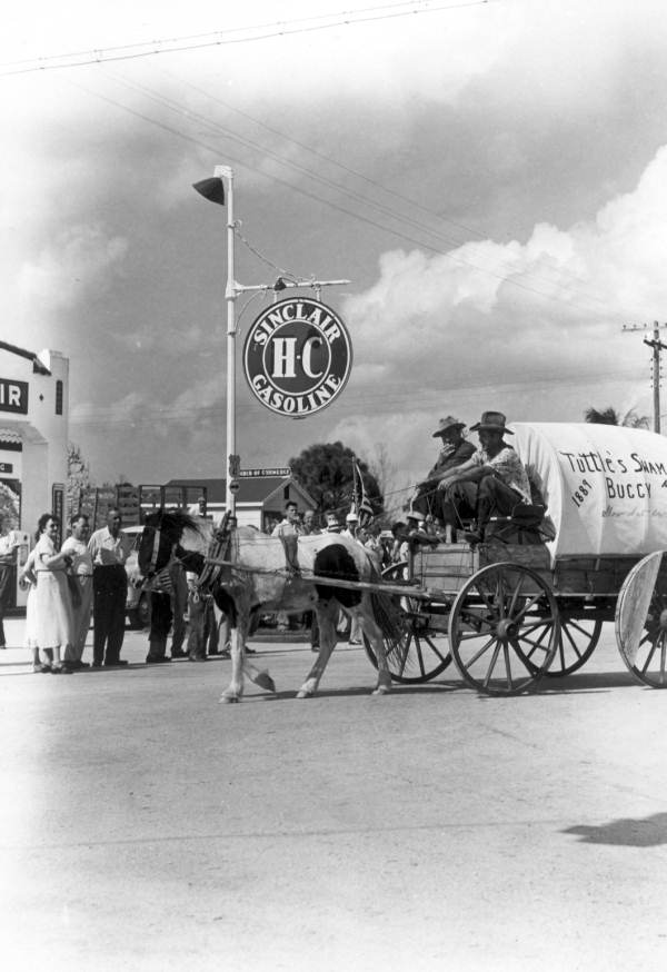 Florida Memory • Swamp Buggy Day parade - Naples, Florida