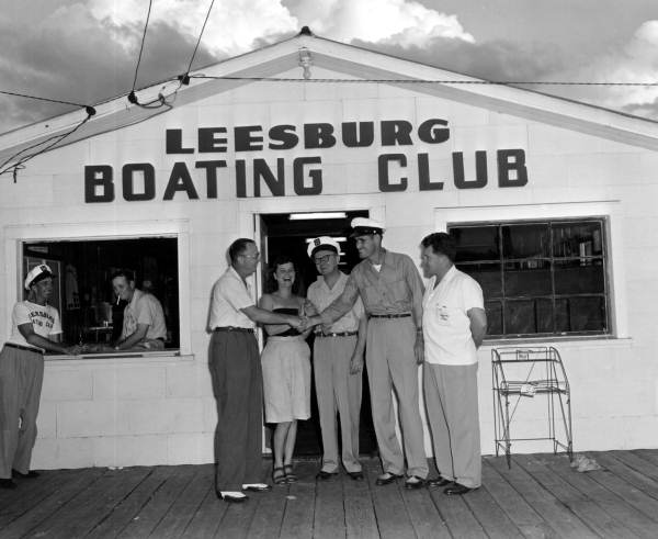 Florida Memory • Leesburg and Jacksonville boating clubs - Leesburg ...