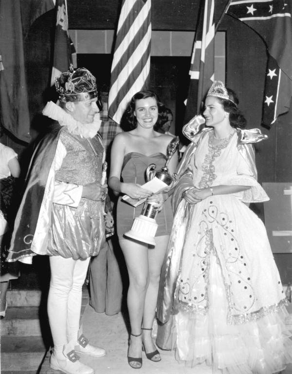 Florida Memory • Trophy presentation during the bathing beauty contests ...