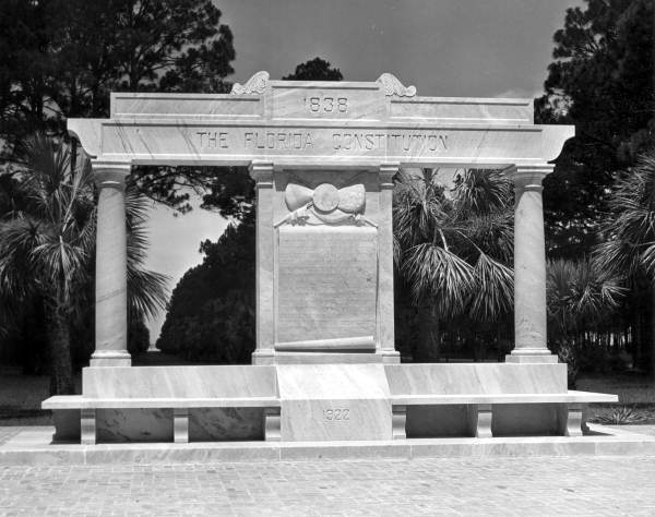 Florida Memory • Monument at the Constitution Convention Museum State ...