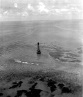 Florida Memory • Aerial view of the Sombrero Key Lighthouse - Monroe ...