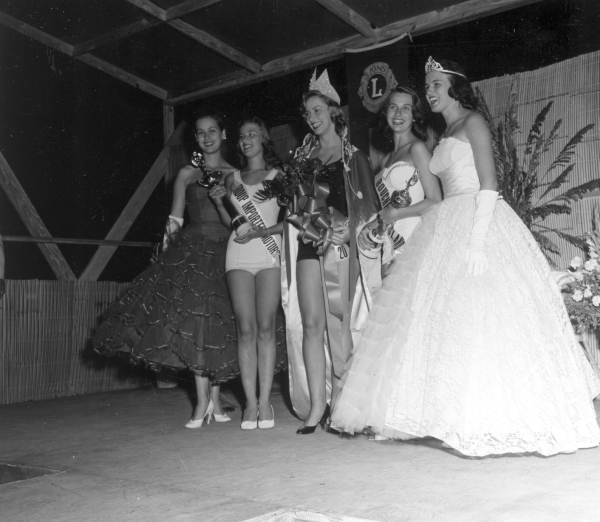 Florida Memory • Beauty contest at the New Smyrna Beach Seaside Fiesta ...