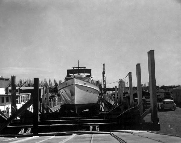 Florida Memory Boat At Daytona Beach Boat Works Daytona Beach