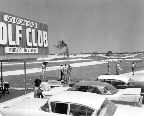 Florida Memory • View of the Key Colony Beach Golf Club and golfers ...