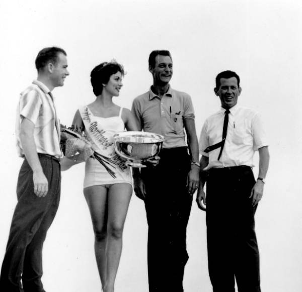 Florida Memory • Men with Miss Northwest Florida - Fort Walton Beach ...