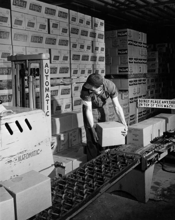 Florida Memory • Inside the Lykes Brothers meat canning plant - Tampa ...