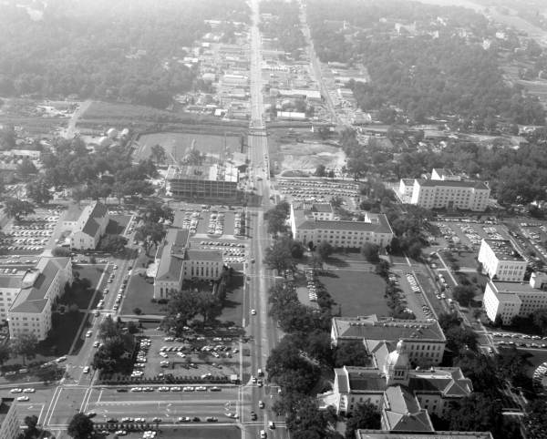 Florida Memory • Aerial view of the Florida Capitol Complex ...