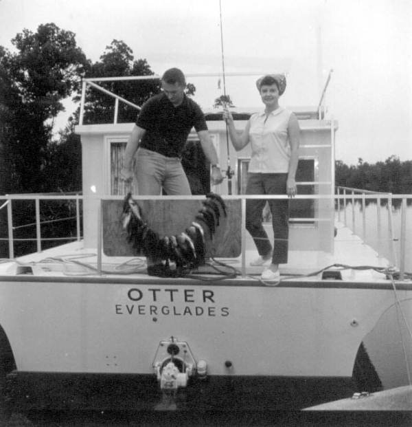 Florida Memory • Bill and Nancy Brower pose on the back of their ...