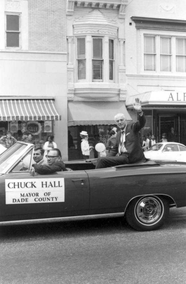 Florida Memory • Dade County Mayor Chuck Hall in the Springtime ...