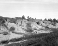 Florida Memory • Red clay cliffs with railroad track in foreground ...