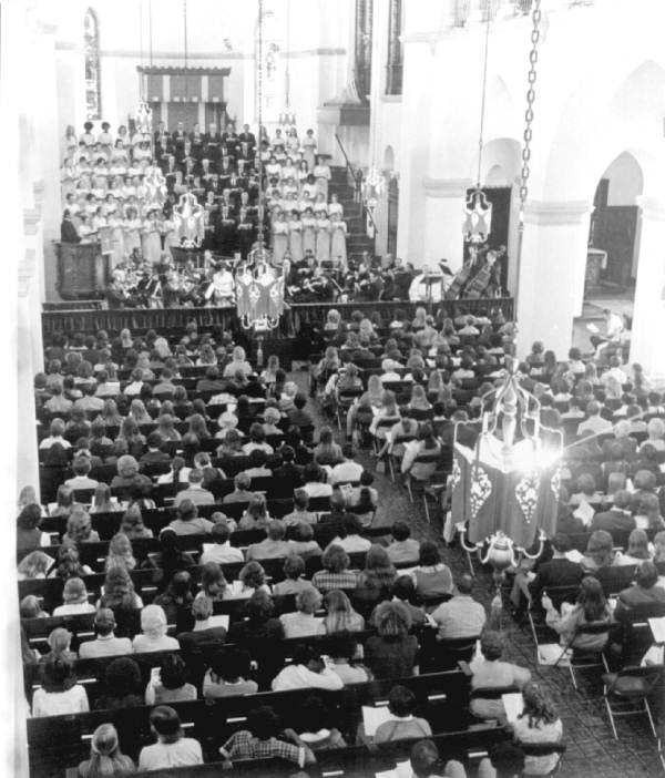 Florida Memory • Festival inside Knowles Chapel on the campus of ...