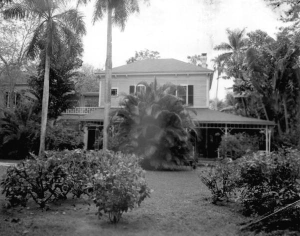 Florida Memory • Rear view of the Thomas Edison home - Fort Myers, Florida
